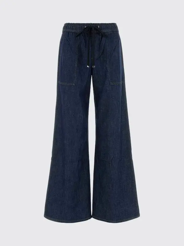 7 For All Mankind Flare Leg Denim Jogging Trousers With Elasticated Waist