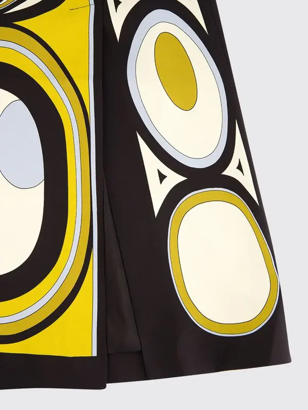 La DoubleJ Buy Me A Martini Ethnic Print Silk Midi Dress