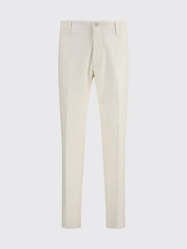 LARDINI Slim Fit Corduroy Chino Trousers