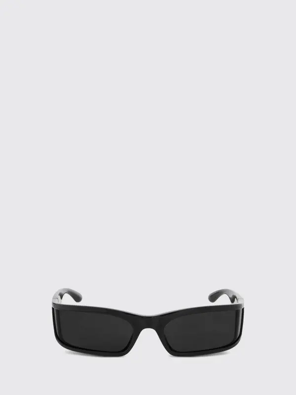 Balenciaga Rectangular Acetate Sunglasses With Contrast Logo