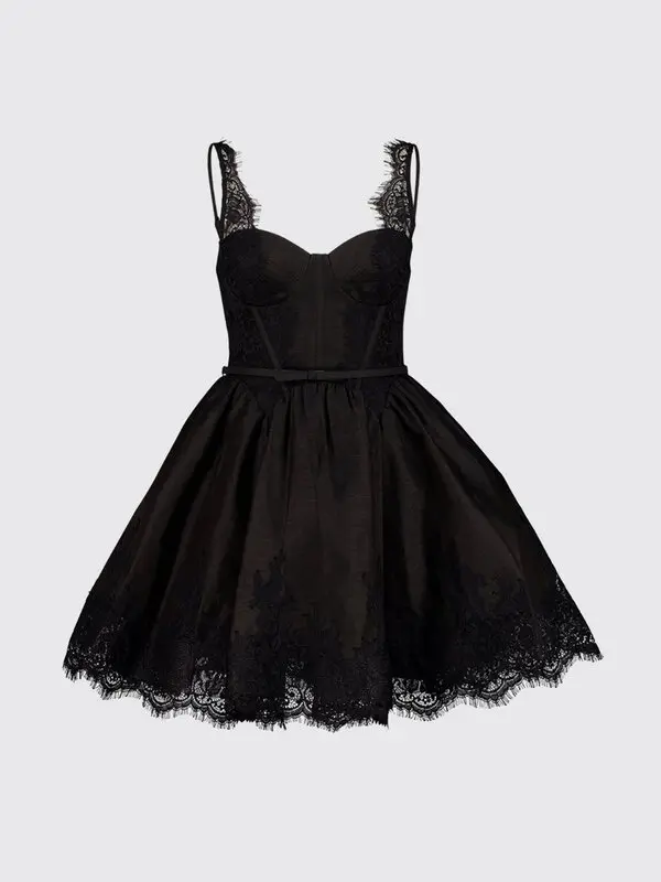 Zimmermann Off-the-shoulder Linen And Silk Bustier Mini Dress