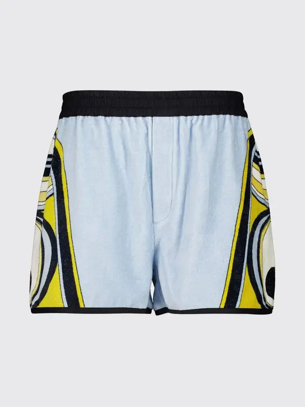La DoubleJ Ethnic Print Cotton Shorts With Elasticated Waist