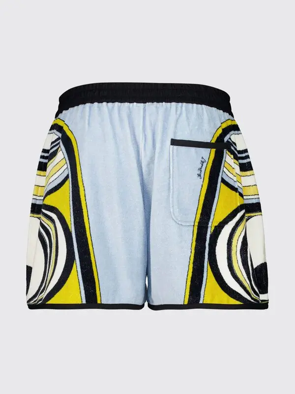 La DoubleJ Ethnic Print Cotton Shorts With Elasticated Waist