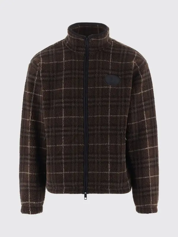 Burberry Tartan Wool And Cashmere Blend Zip-up Jacket