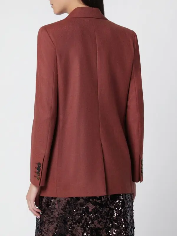 BLAZÉ MILANO Double-breasted Virgin Wool And Cashmere Blazer