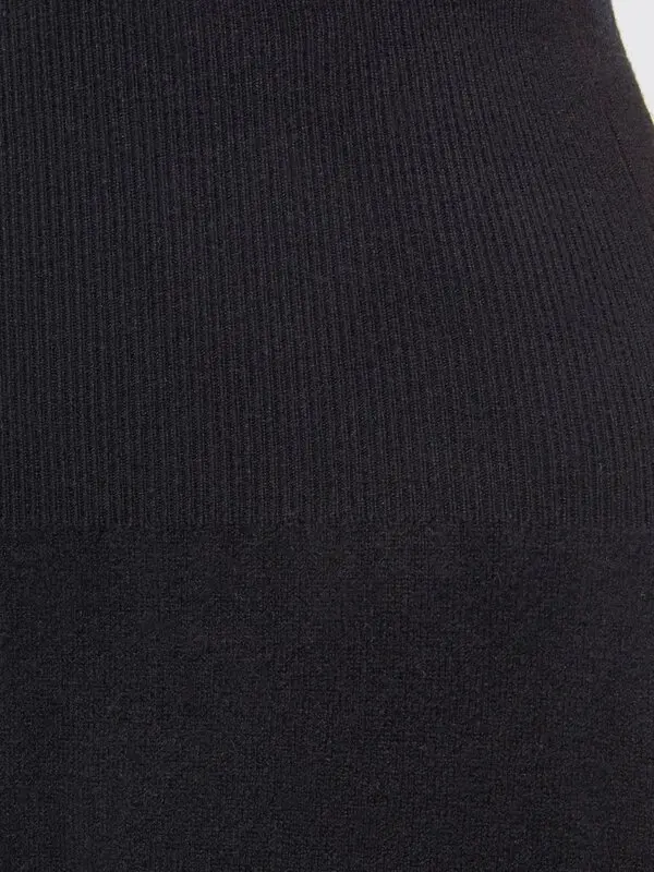 Extreme Cashmere High-waisted Midi Knit Skirt In Wool Blend