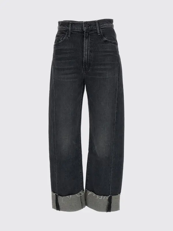MOTHER The Half Pipe High-waisted Cotton Denim Baggy Jeans