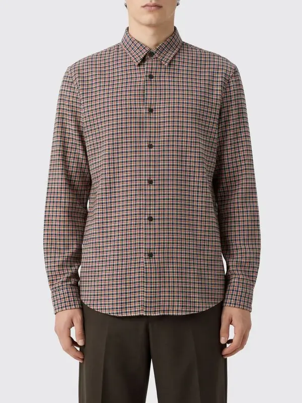 Dries Van Noten Long-sleeved Check Cotton Casual Shirt