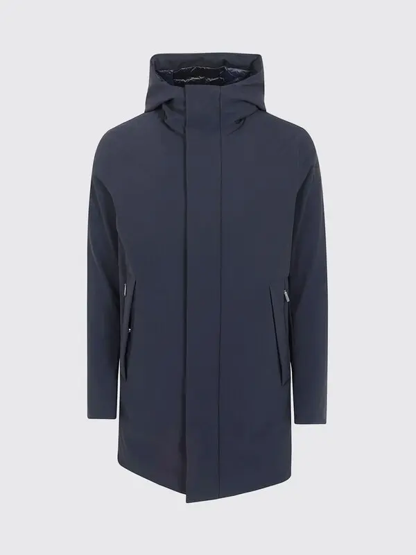 RRD Eskimo Knee-length Parka In Recycled Technical Fabric With Hood