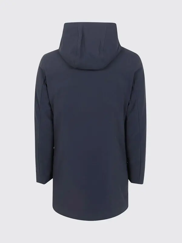 RRD Eskimo Knee-length Parka In Recycled Technical Fabric With Hood