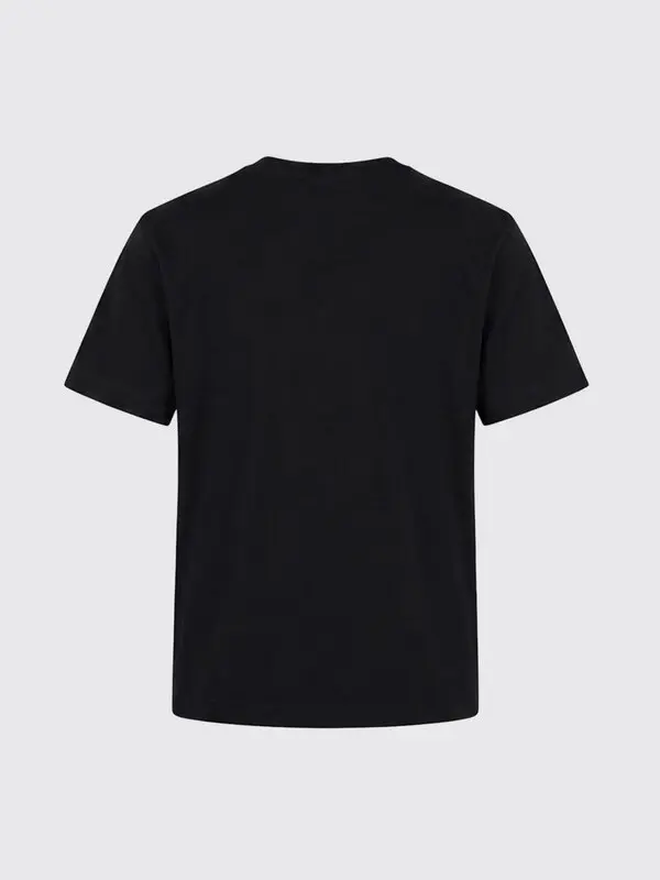Dries Van Noten Graphic Print Cotton Crew-neck T-shirt - Black