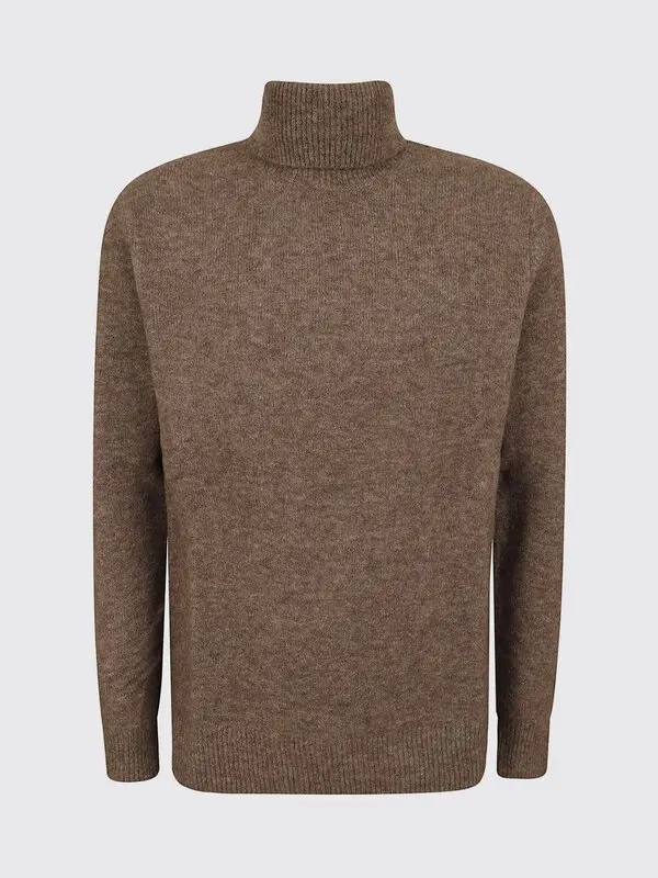 BALLANTYNE Long-sleeved Bouclé Effect Wool-blend Turtleneck Jumper
