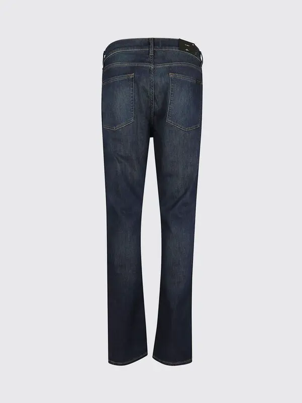 7 For All Mankind Mid-rise Slim-fit Skinny Jeans In Cotton Denim