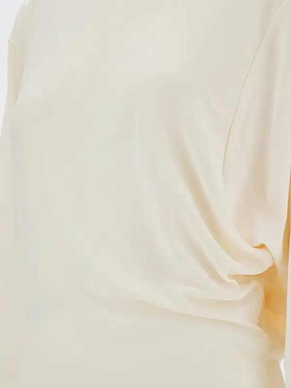 Jacquemus Long-sleeved Mistral Sheath Mini Dress In Jersey With Crew Neck