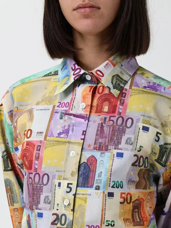 Moschino Relaxed-fit Cotton Shirt With All-over Graphic Print