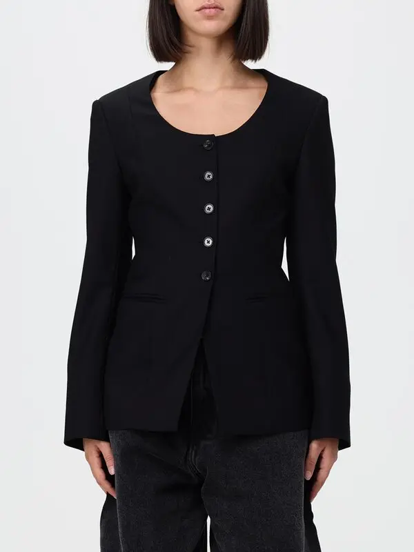 Paul Smith Slim-fit Cropped Wool Blazer With Round Neckline
