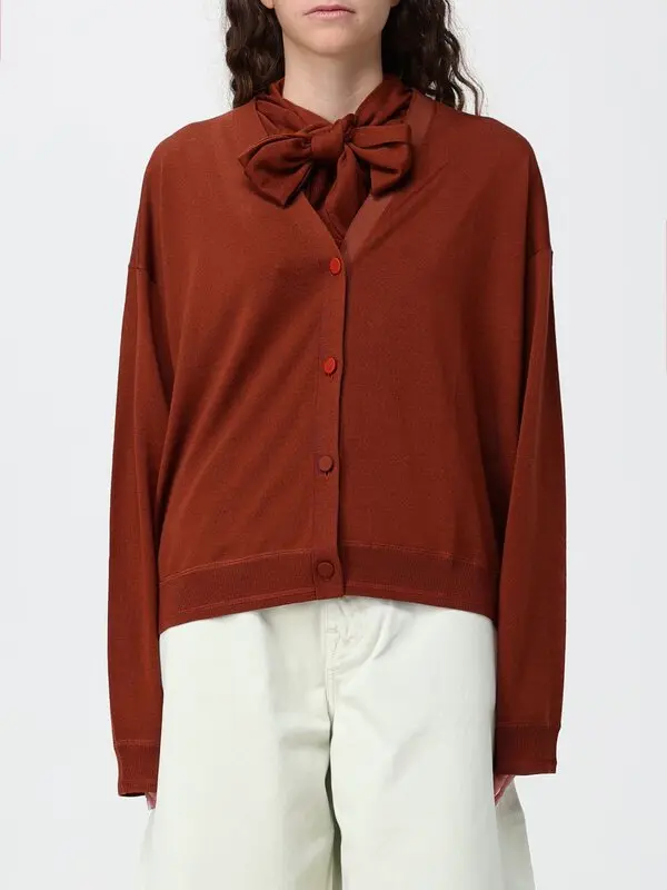 Paul Smith Merino Wool V-neck Cardigan With Dropped Shoulders