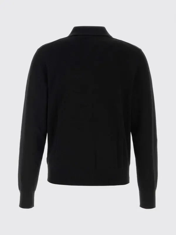 Burberry Pure Wool Cardigan With Polo Collar And Button Closure