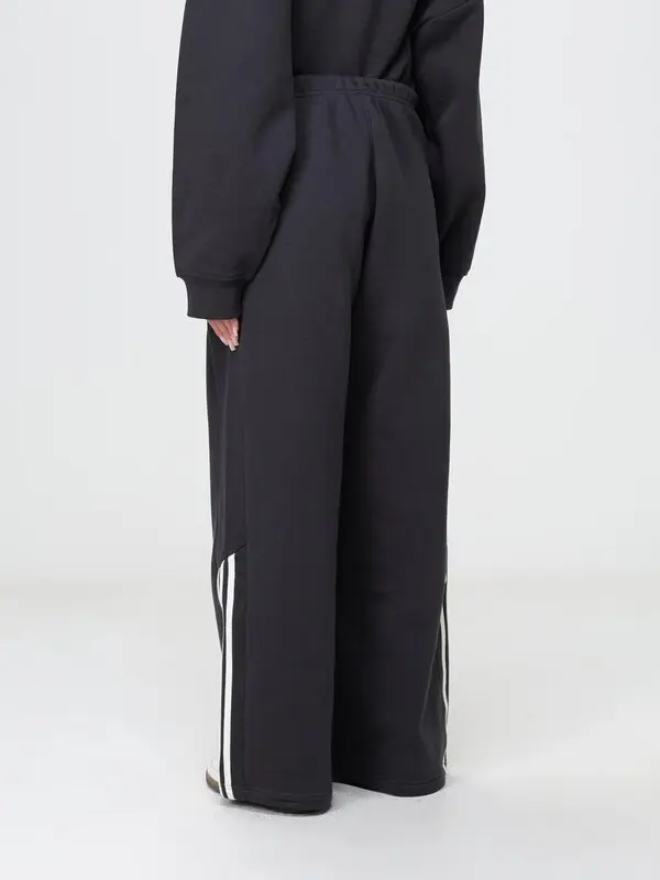 ADIDAS ORIGINALS Wide-leg Jogging Trousers In Cotton Blend With Drawstring