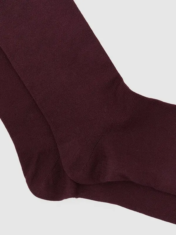 REISS Milo Cotton-blend Script-logo Socks