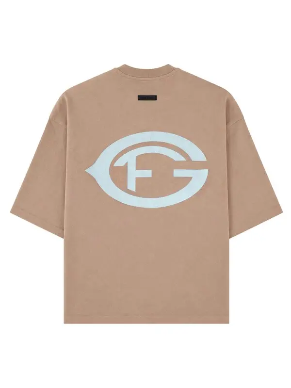 Fear Of God T-shirt Con Stampa - Beige