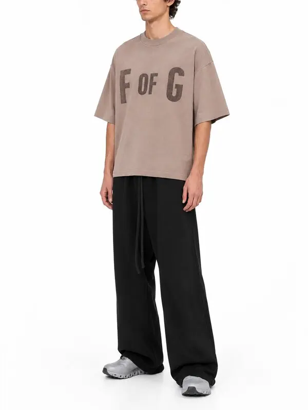 Fear Of God T-shirt Con Stampa - Beige
