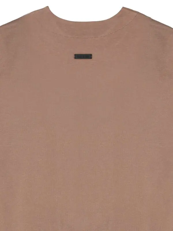 Fear Of God T-shirt In Misto Cotone - Beige