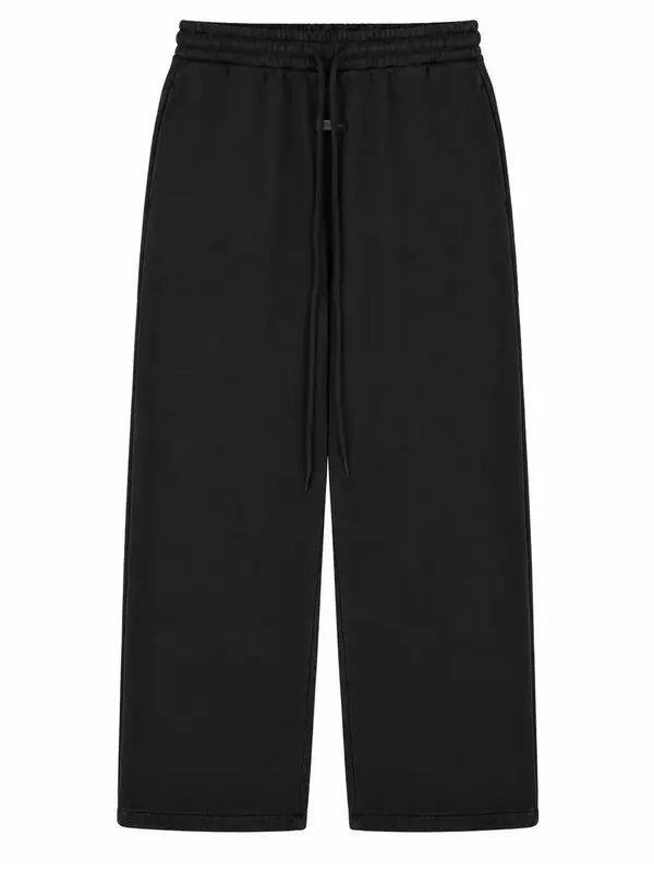 Fear Of God Pantalone In Cotone Con Coulisse - Black