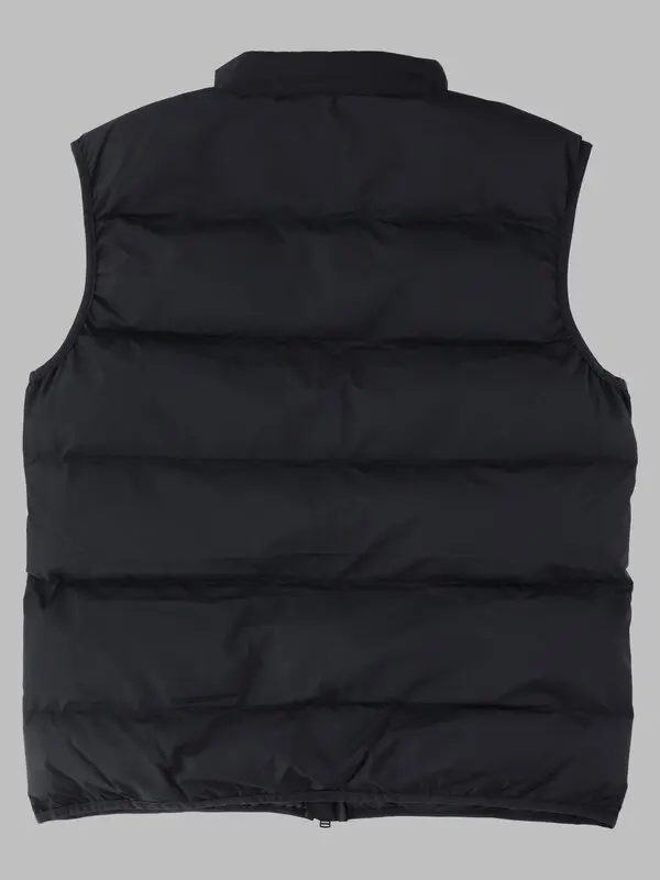 Fred Perry Gilet Trapuntato Con Logo - Black