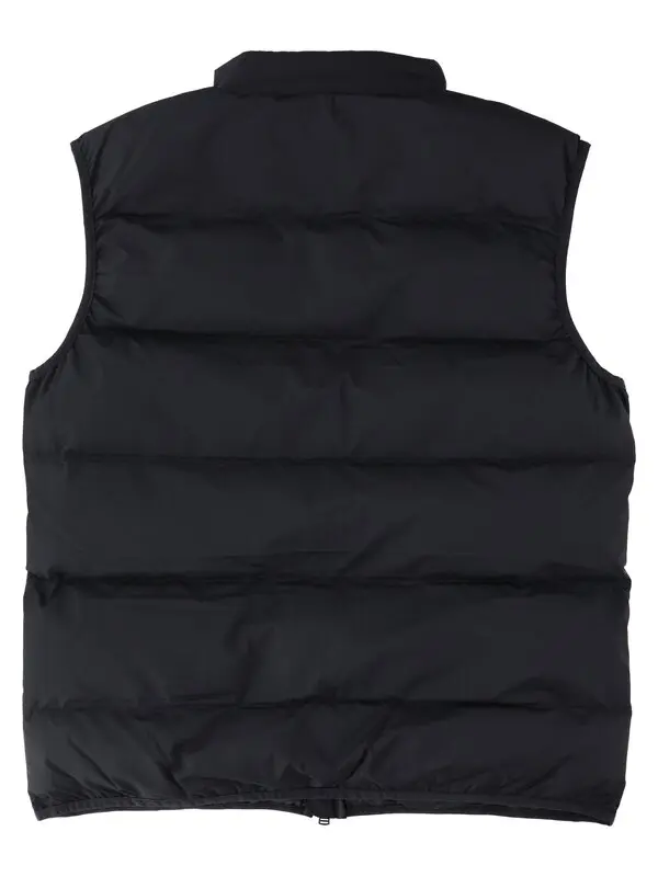 Fred Perry Gilet Trapuntato Con Logo - Black