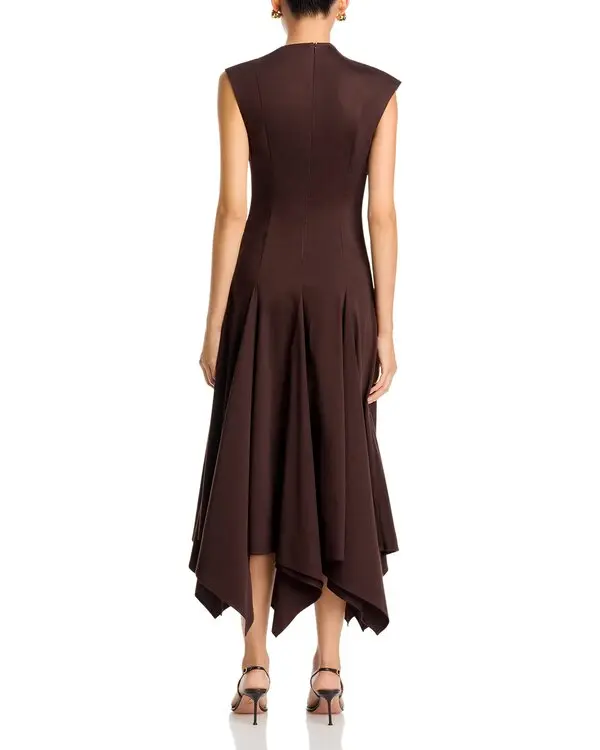 Black Halo Eloidie Handkerchief Hem Sleeveless Dress