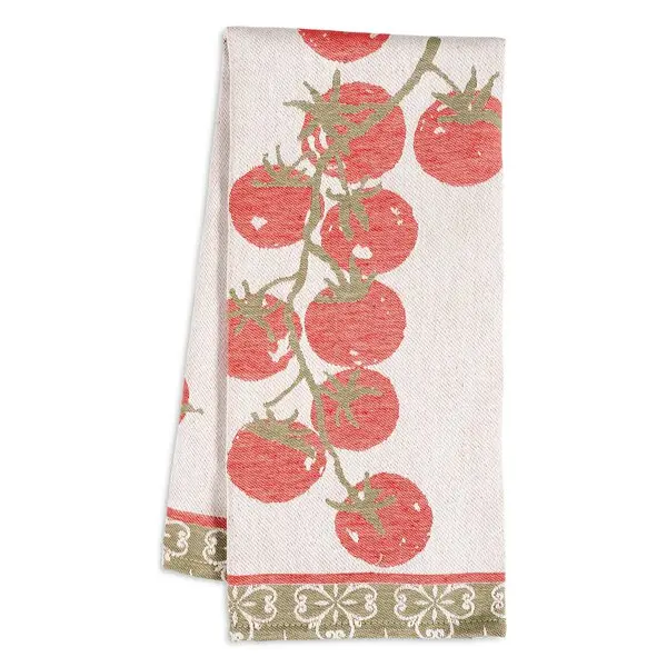 KAF HOME Jacquard Kitchen Towel, Pomodoro Tomato