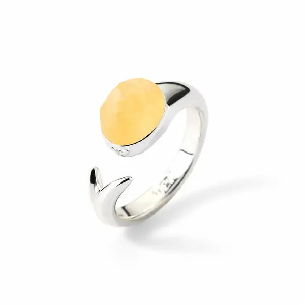 QIBAI Yellow / Silver Tulip Silver