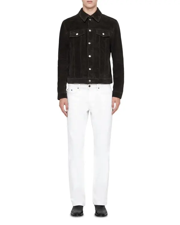 ALLSAINTS Chaiyo Suede Trucker Jacket