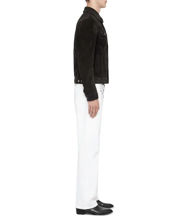 ALLSAINTS Chaiyo Suede Trucker Jacket