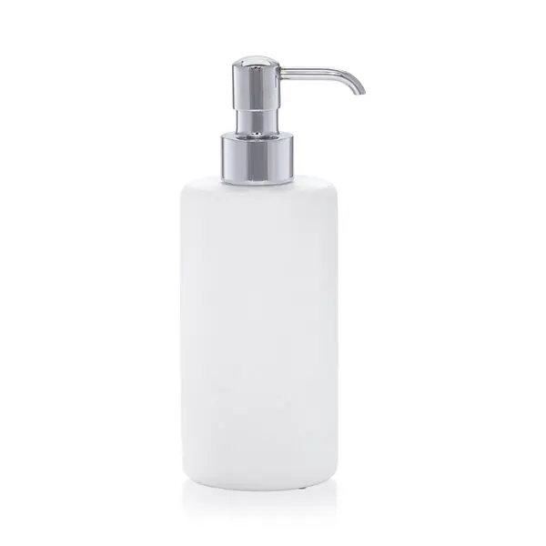 LABRAZEL Domus Pump Dispenser, Polished Chrome - White Matte