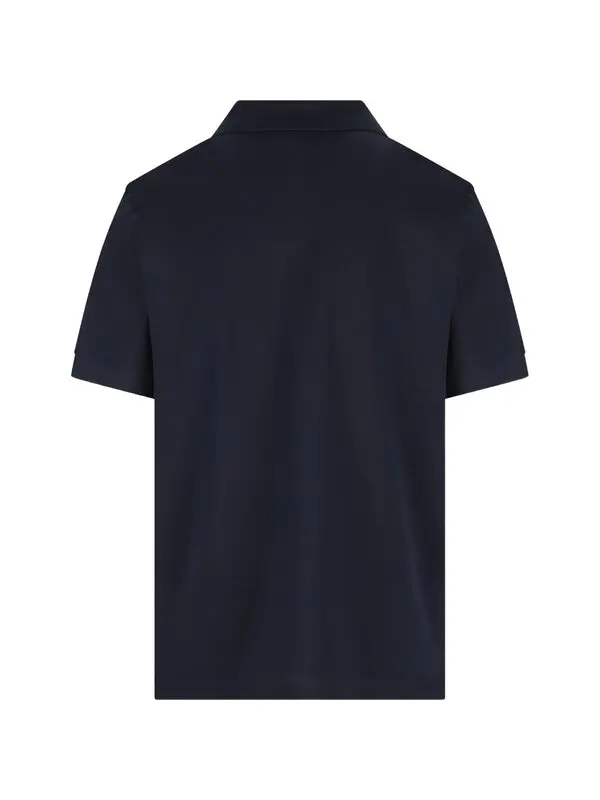 Prada Short Sleeve Polo Shirt - Navy