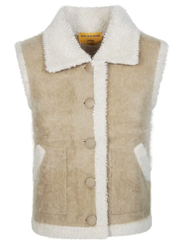 Guest In Residence Cashmere Grizzly Wrangler Vest