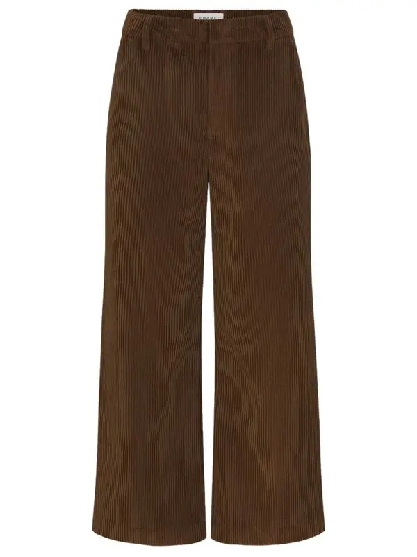 FRAME Corduroy Swing Jeans With High Waist And Wide Leg