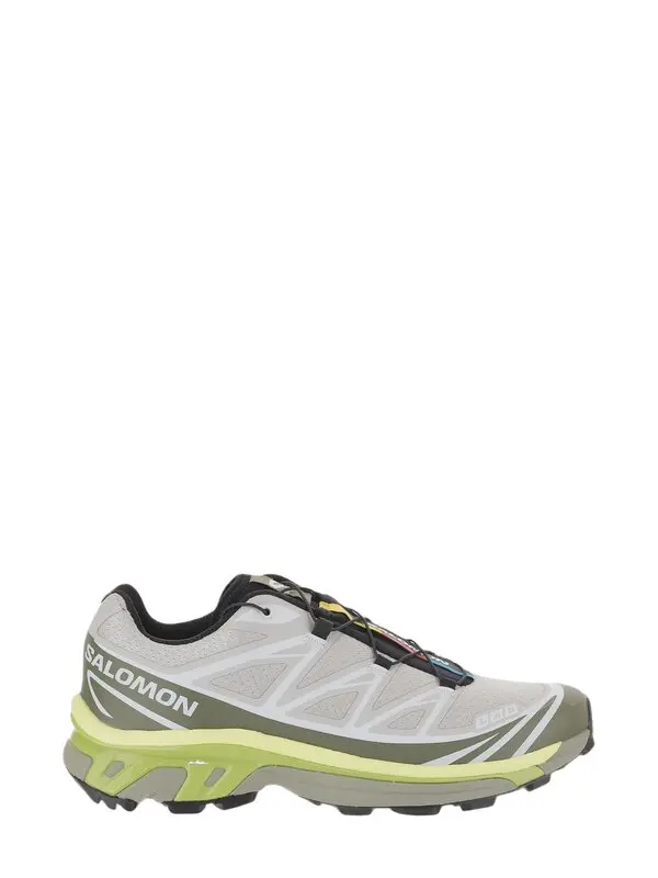 SALOMON Xt-6 Sneaker With Gore-tex Mesh, Padded Collar & Drawstring - Grey