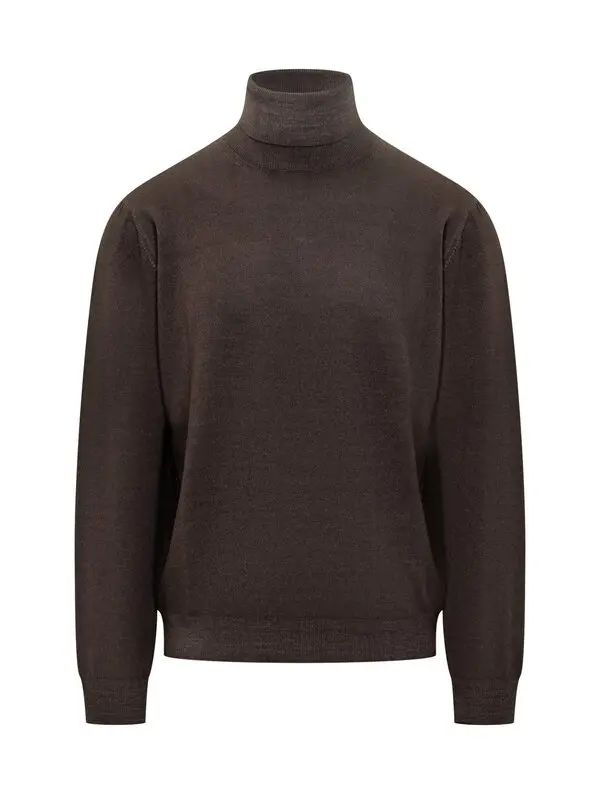 FILIPPO DE LAURENTIIS Cloud-soft Merino Wool Knit Sweater - Grigio