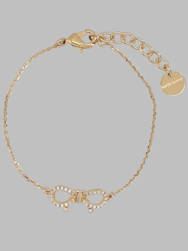 FERRAGAMO Link Bracelet With Signature Charm - Gold