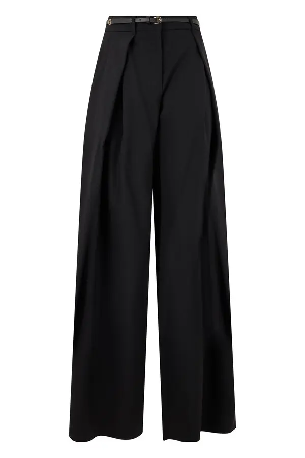 Max Mara High-waisted Baggy Pleated Pants