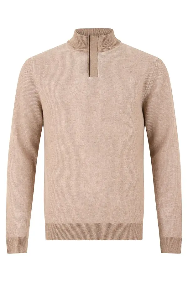 SLOWEAR Inspired Virgin Wool High-collar Sweater
