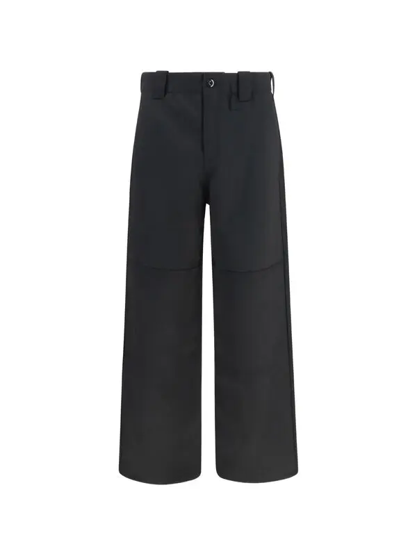 Kenzo Wide-leg Tailored Trousers - Black