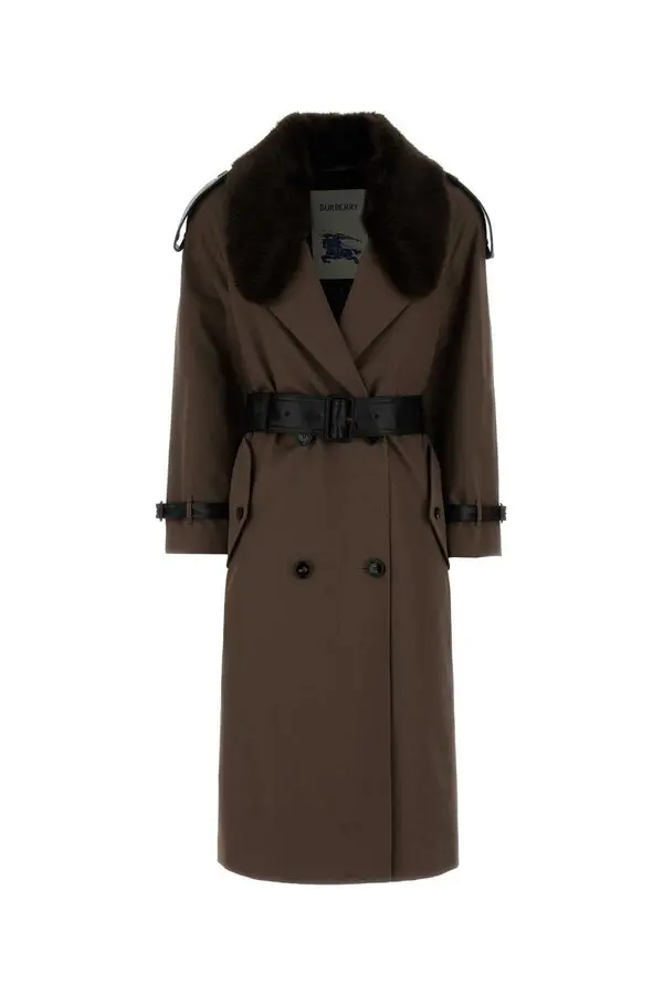 Burberry Roseville Gabardine Trench Jacket