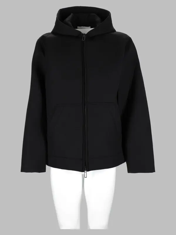 PAOLO PECORA MILANO Tailored Trench Coat In Polyester-viscose Stretch Blend