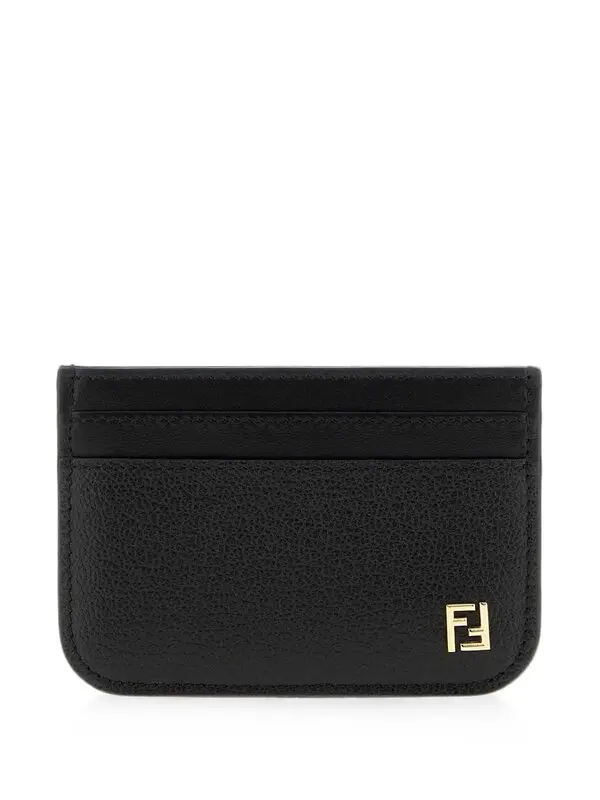 Fendi Cc Case Flat Calfskin Leather Wallet