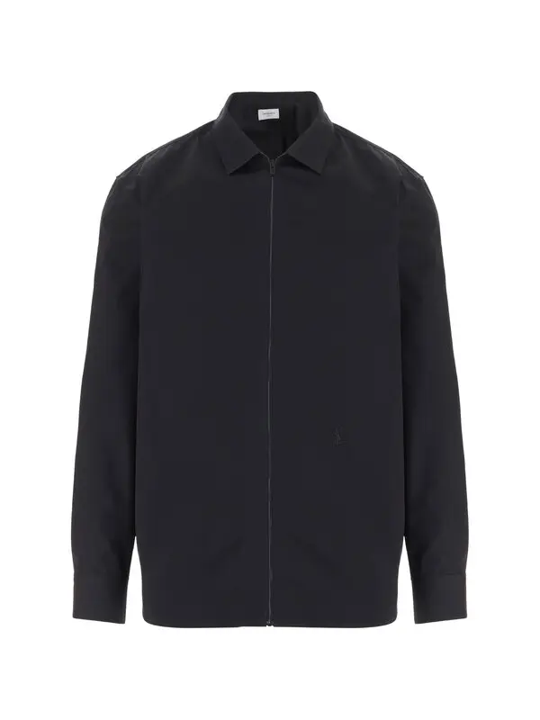Saint Laurent Slim Zip-up Shirt
