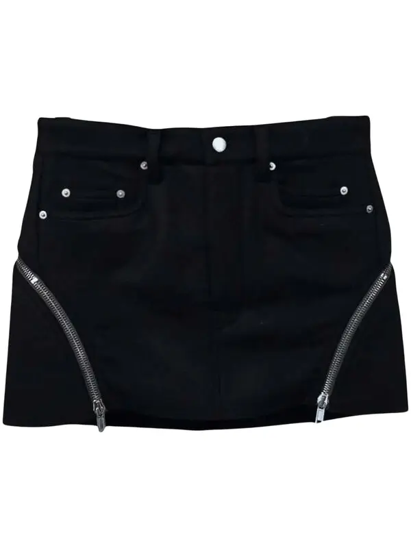 Rick Owens Zip-detail Mini Skirt - Black